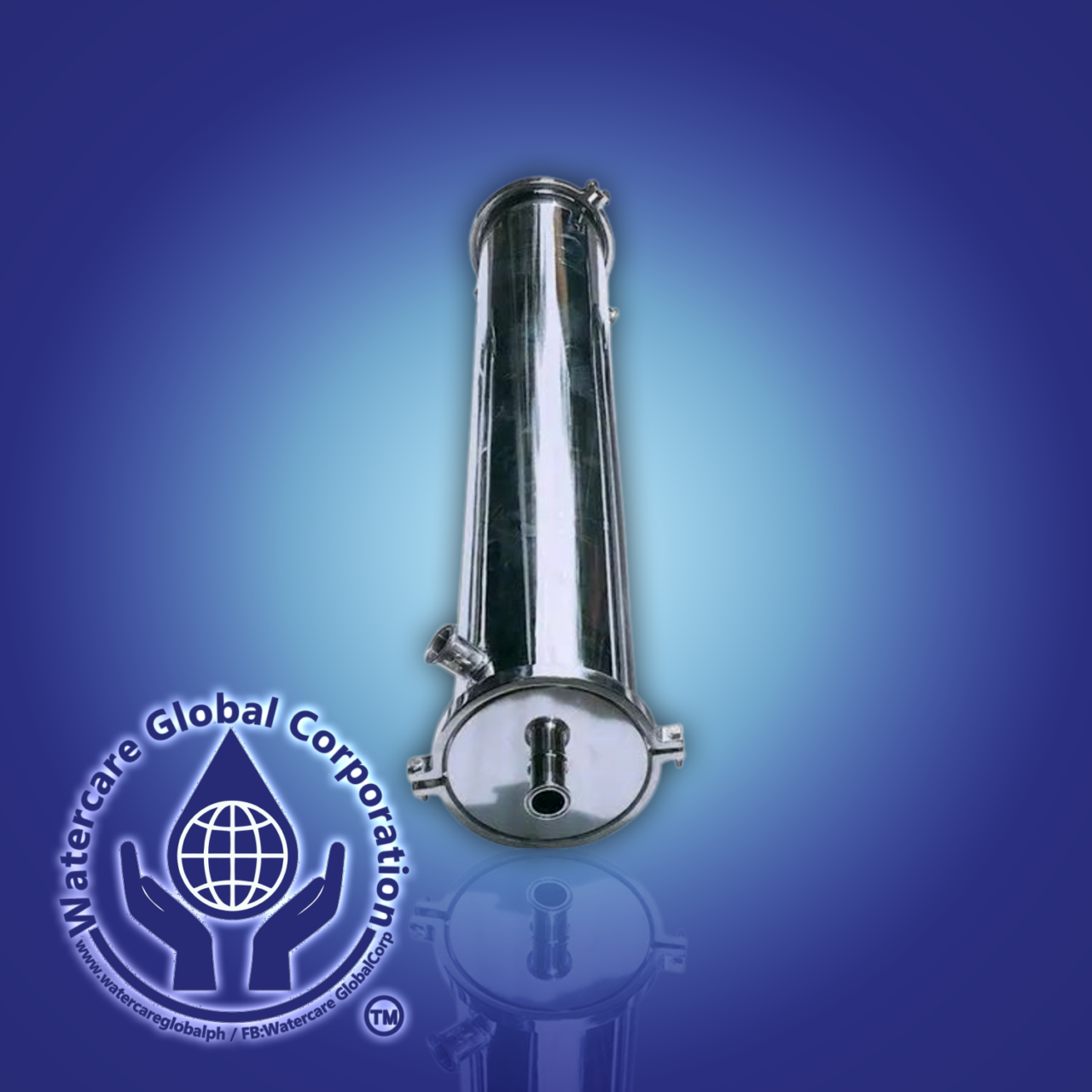 Stainless RO Vessel 4040 Stainless Steel end cap with Seam KS ...